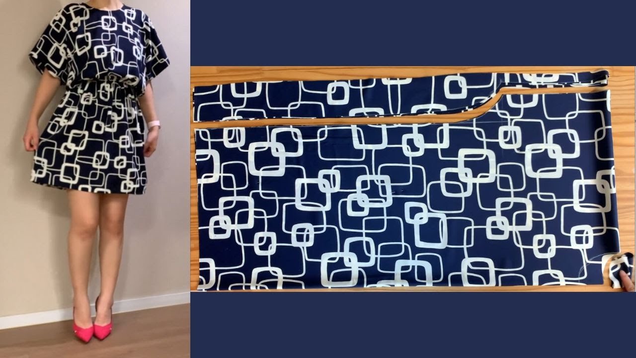 Sewing a Mini One Piece Dress | DIY So Easy to Make - YouTube