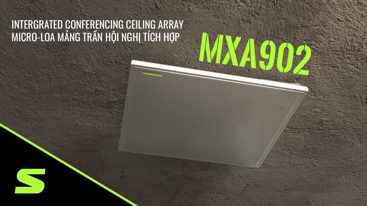 Microflex Advance MXA902 - Integrated Conferencing Ceiling Array ...