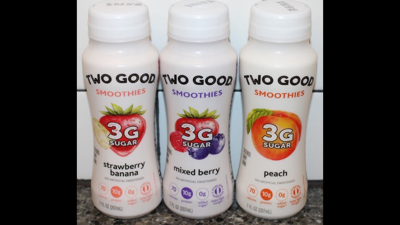 Too Good Smoothies: Strawberry Banana, Mixed Berry & Peach Review - YouTube