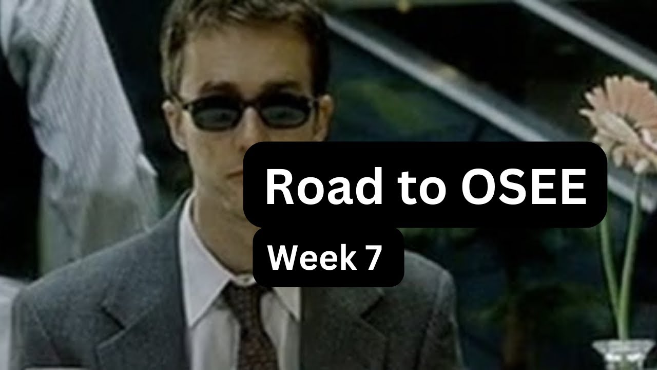 OSED Week 7 | Still at DEP - YouTube