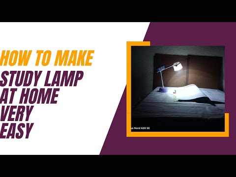 how to make sure mini study lamp at home very easy#subscribe#science ...