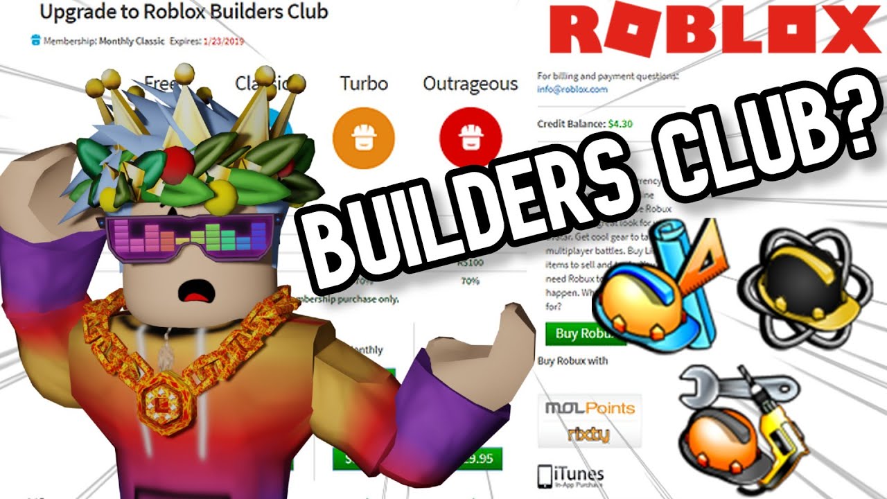¿QUE FUE LA MEMBRESIA BUILDERS CLUB EN ROBLOX?🧐 - YouTube