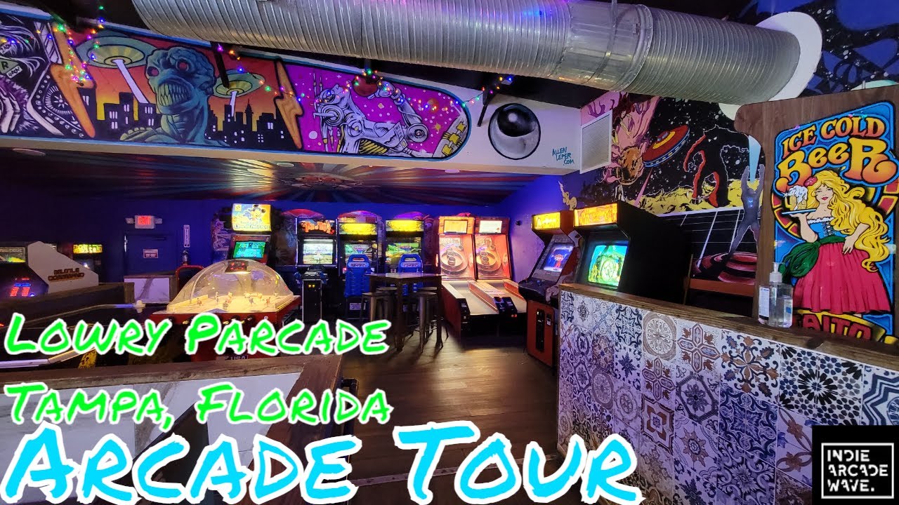 Lowry Parcade Arcade Tour, Tampa, Florida | Indie Arcade Wave - YouTube