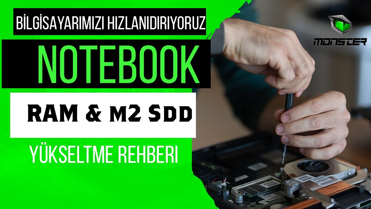 Notebook'larda RAM ve SSD M2 Yükseltme Nasıl Yapılır? ( LAPTOP RAM & M2 ...