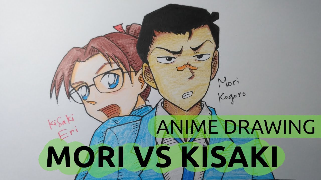 MORI KOGORO vs KISAKI ERI Drawing - Detective Conan | Anime Drawing ...
