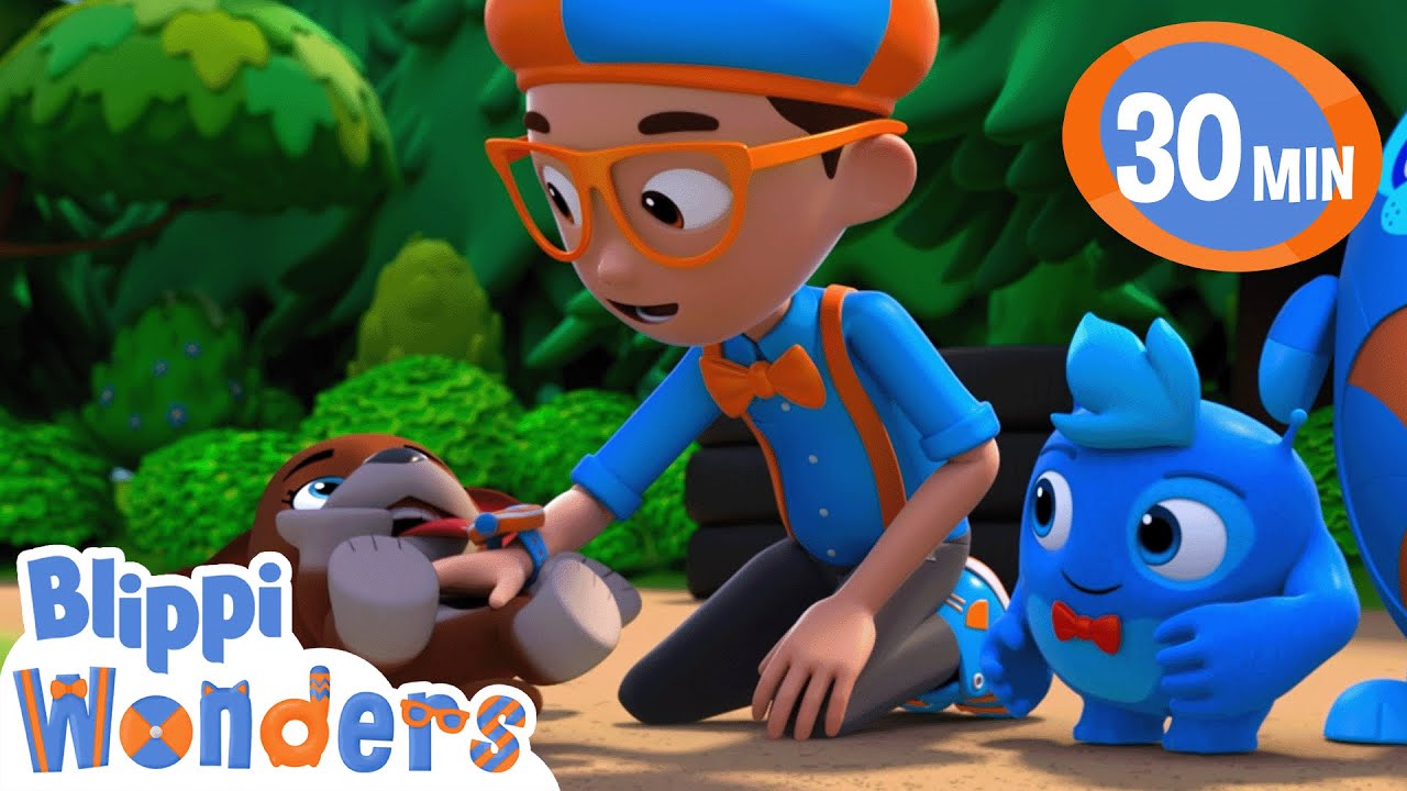 Dogs | Blippi Wonders | Cars, Trucks & Vehicles Cartoon | Moonbug Kids ...