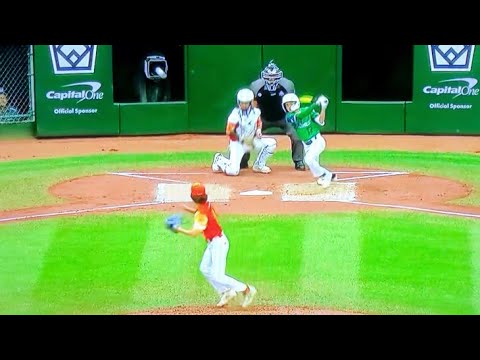 Trey Kirchoff Base Hit - 2023 LLWS - Texas vs Washington !!! - YouTube