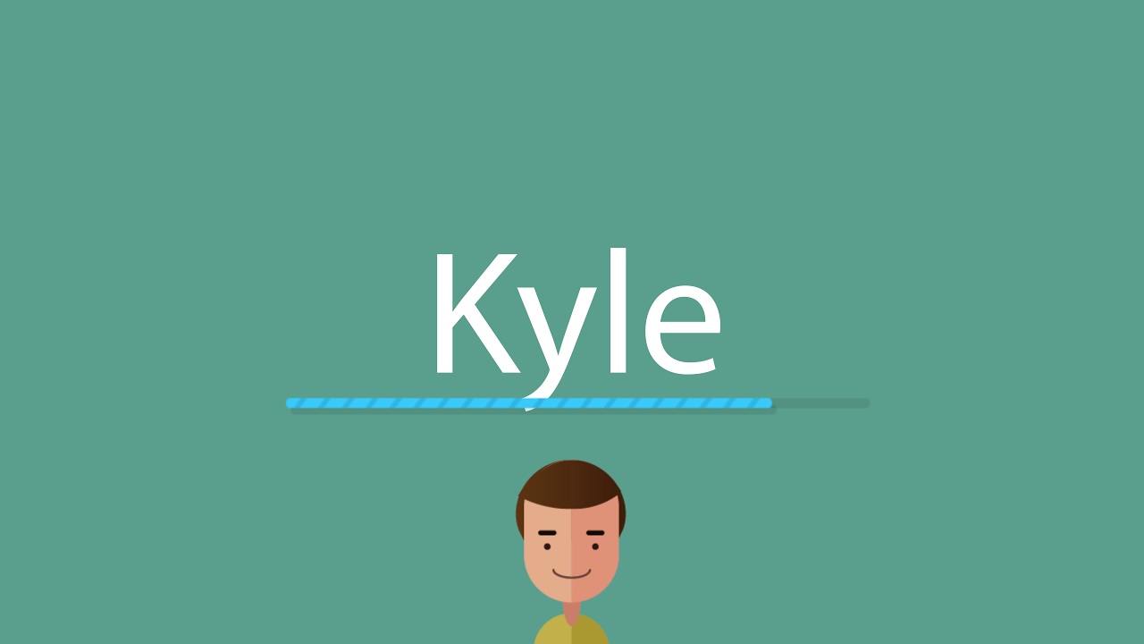 How to pronounce Kyle - YouTube