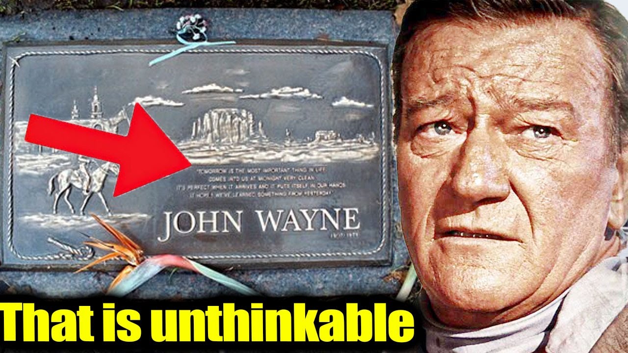 After Decades, The Hidden Message on John Wayne’s Tombstone FINALLY ...