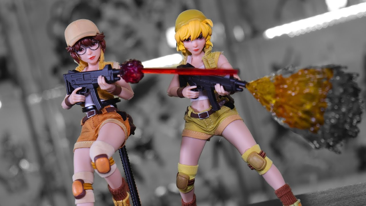 Tunshi Studio Metal Slug 3 Fiolina Germi y Eri Kasamoto Figure Review ...