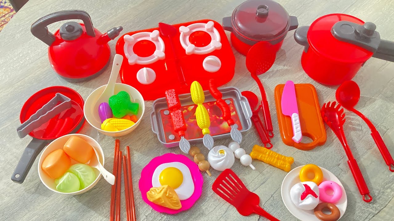 10 Minutes Unboxing with Satisfying Modern Cute kitchen set - YouTube