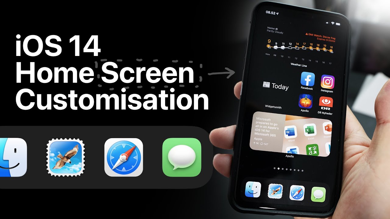 iOS14 Home Screen Customisation - YouTube