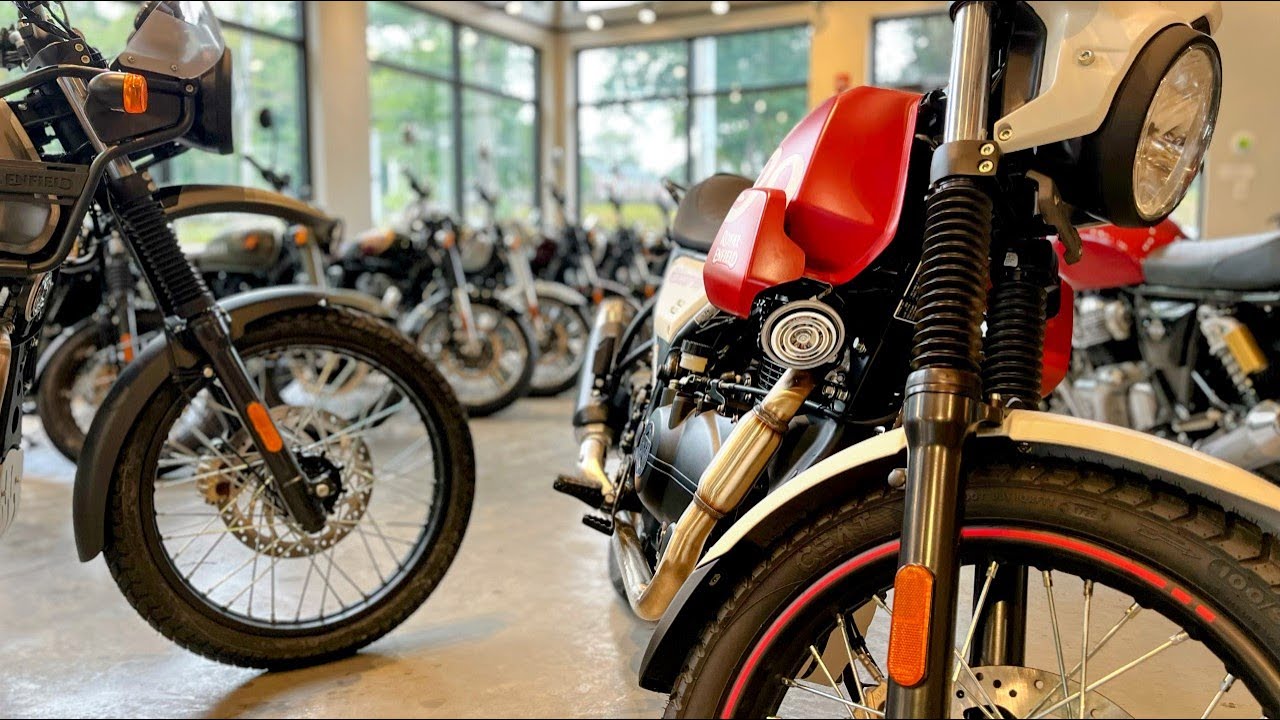 NEW Royal Enfield Scram 411 & Himalayan Side by Side - YouTube