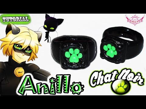 ♥ Tutorial: Anillo Chat Noir o Black Cat [ Miraculous Ladybug ]♥