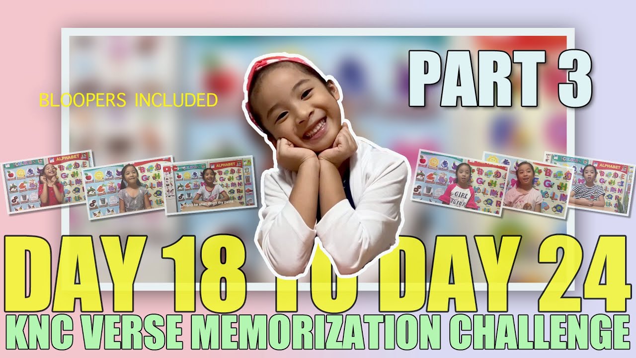 KNC Bible Verse Memo Challenge Part 3 | ECQ Vlog | Omega DigiBible ...