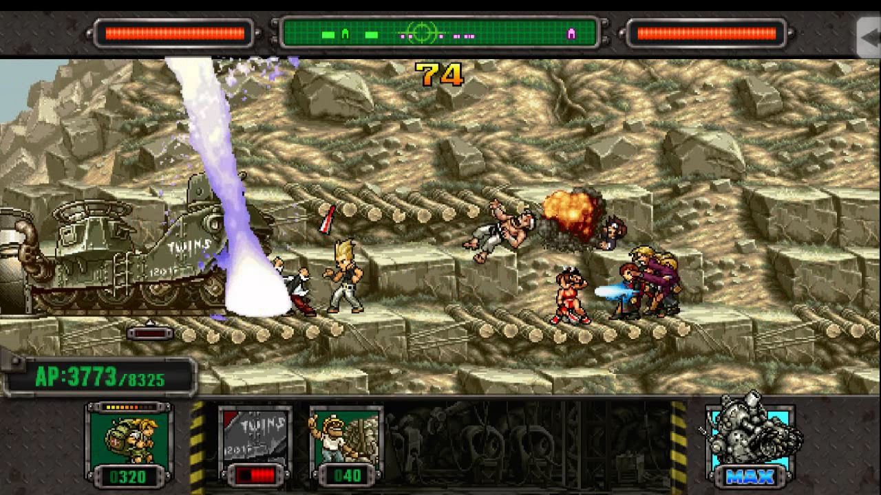 [HD]Metal slug defense. DUEL! EMAIN MACHA VS RUGAL BERNSTEIN (K.O.F ...