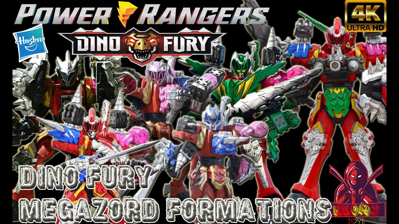 Megazord Formations | Power Rangers Dino Fury [Hasbro] (#1, #2, #3 ...