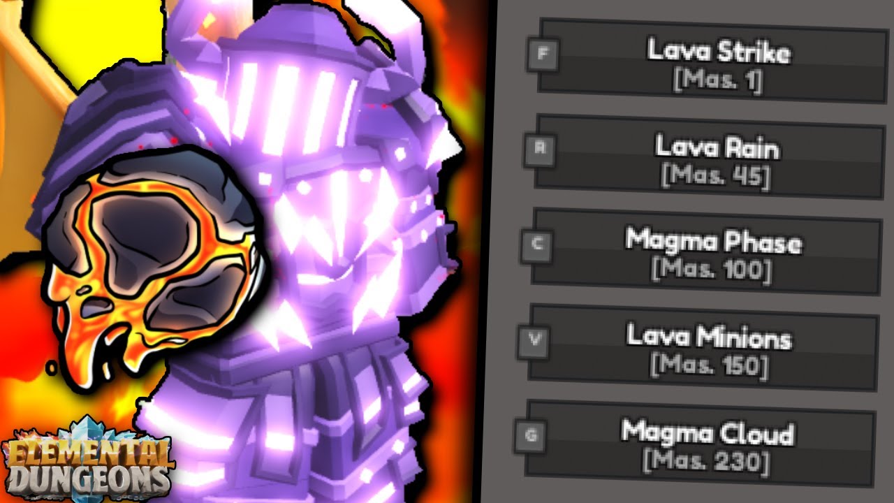 Is LAVA a GOOD ELEMENT?! - Elemental Dungeons LAVA ELEMENT OVERVIEW ...