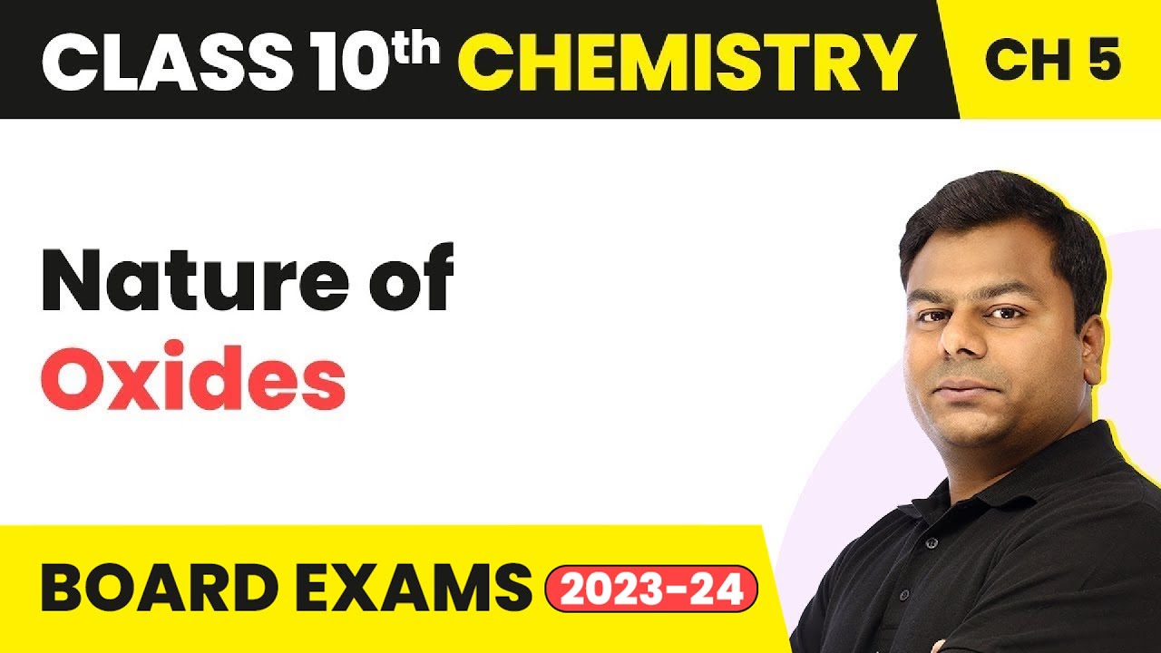 Class 10 Chemistry Chapter 5 | Nature of Oxides - Periodic ...