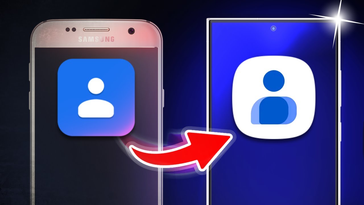 transfer contacts from old phone to new phone - YouTube