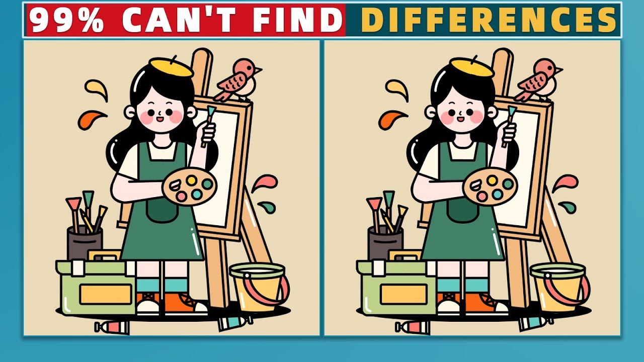 【Spot the difference】99% can't find differences,can you find all?|Find ...