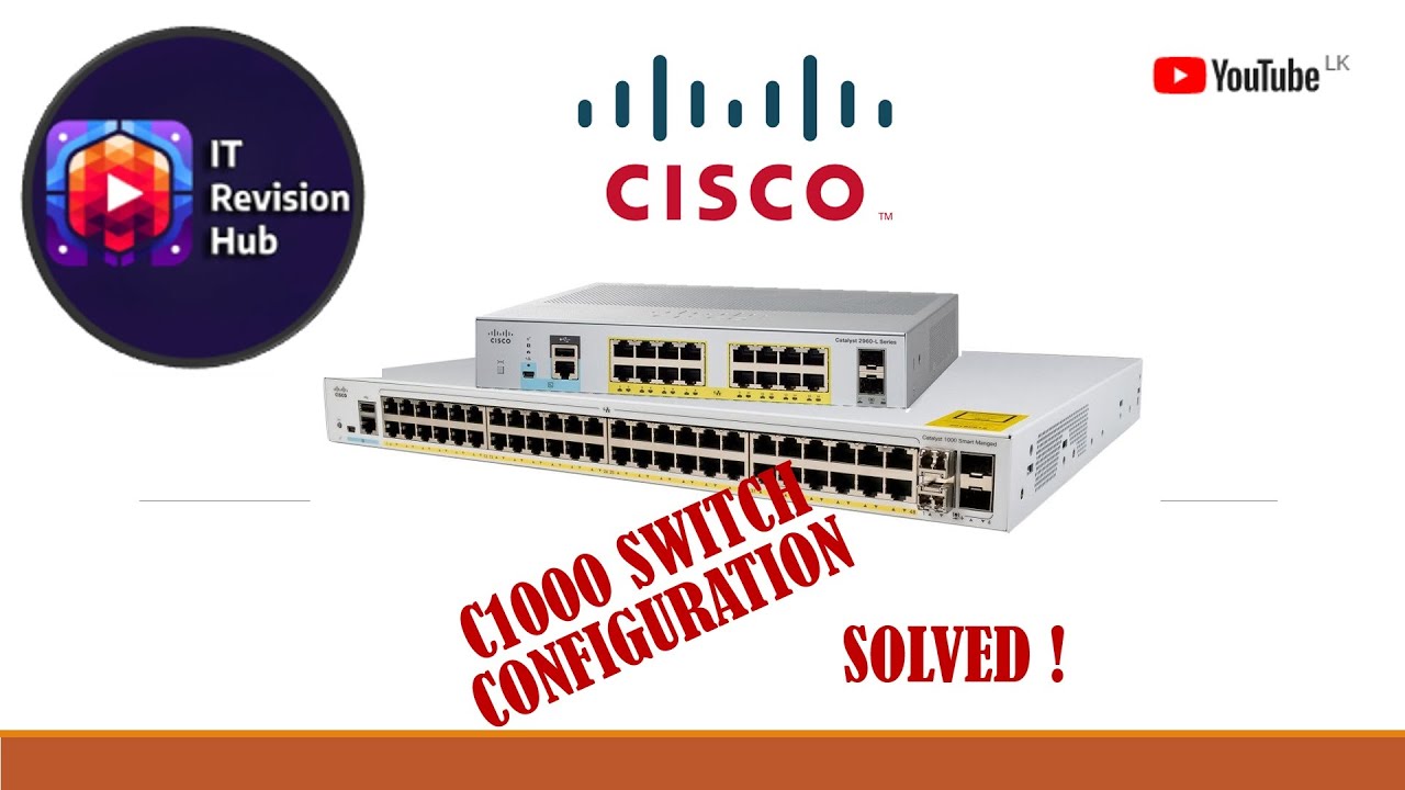How to Configure Cisco C 1000 switch - YouTube
