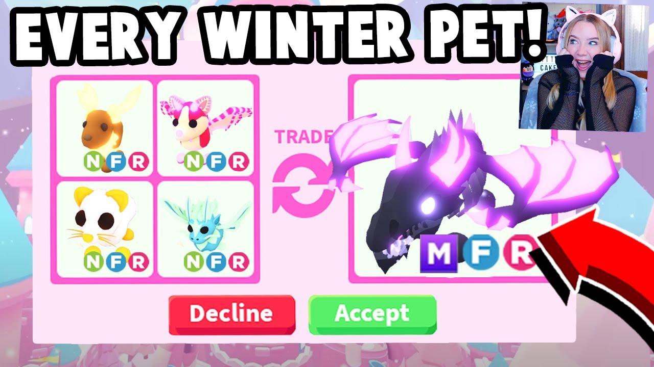 I Traded *EVERY* NEON WINTER 2022 PET in Adopt Me! - YouTube