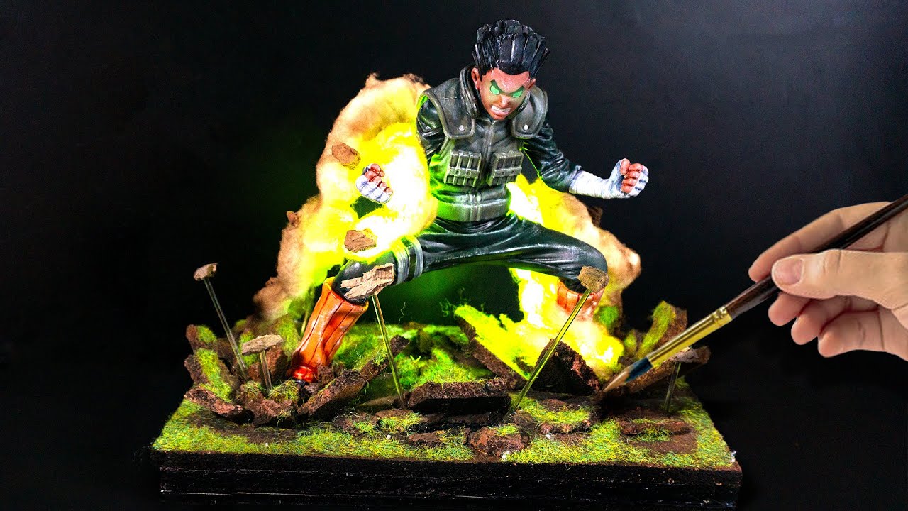 Naruto Shippuden Rock Lee 8 Gates Wuhuayu Naruto Figure Rock Lee Eight
