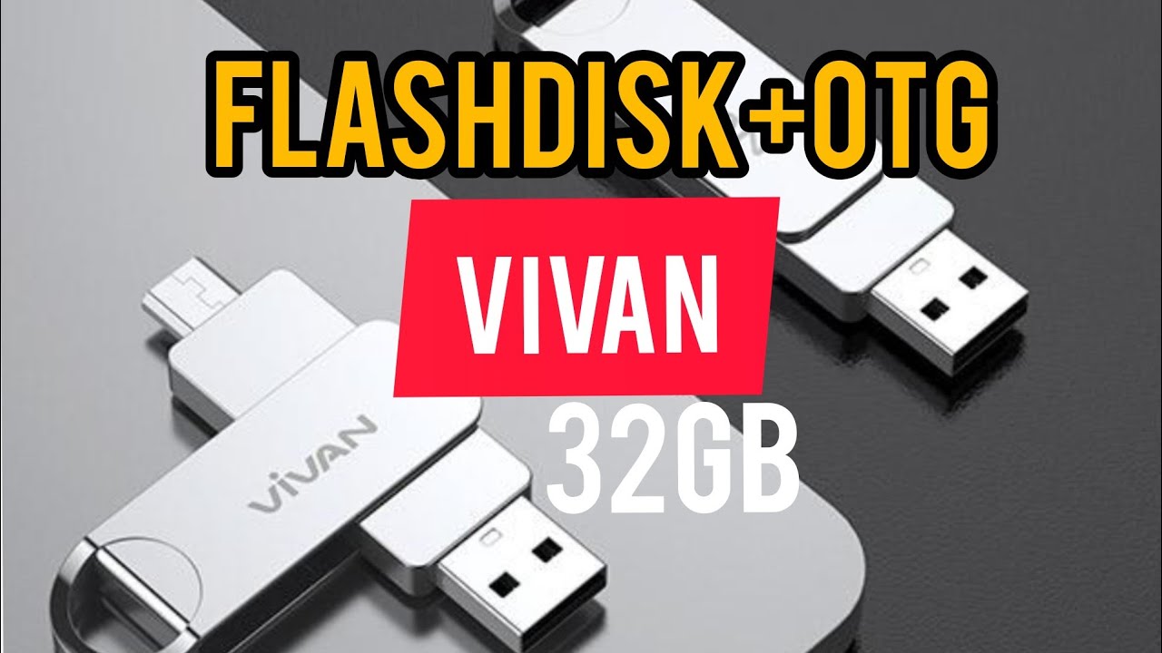 Unboxing New Flasdisk+Otg Dual Drive Micro USB 32Gb VIVAN - YouTube