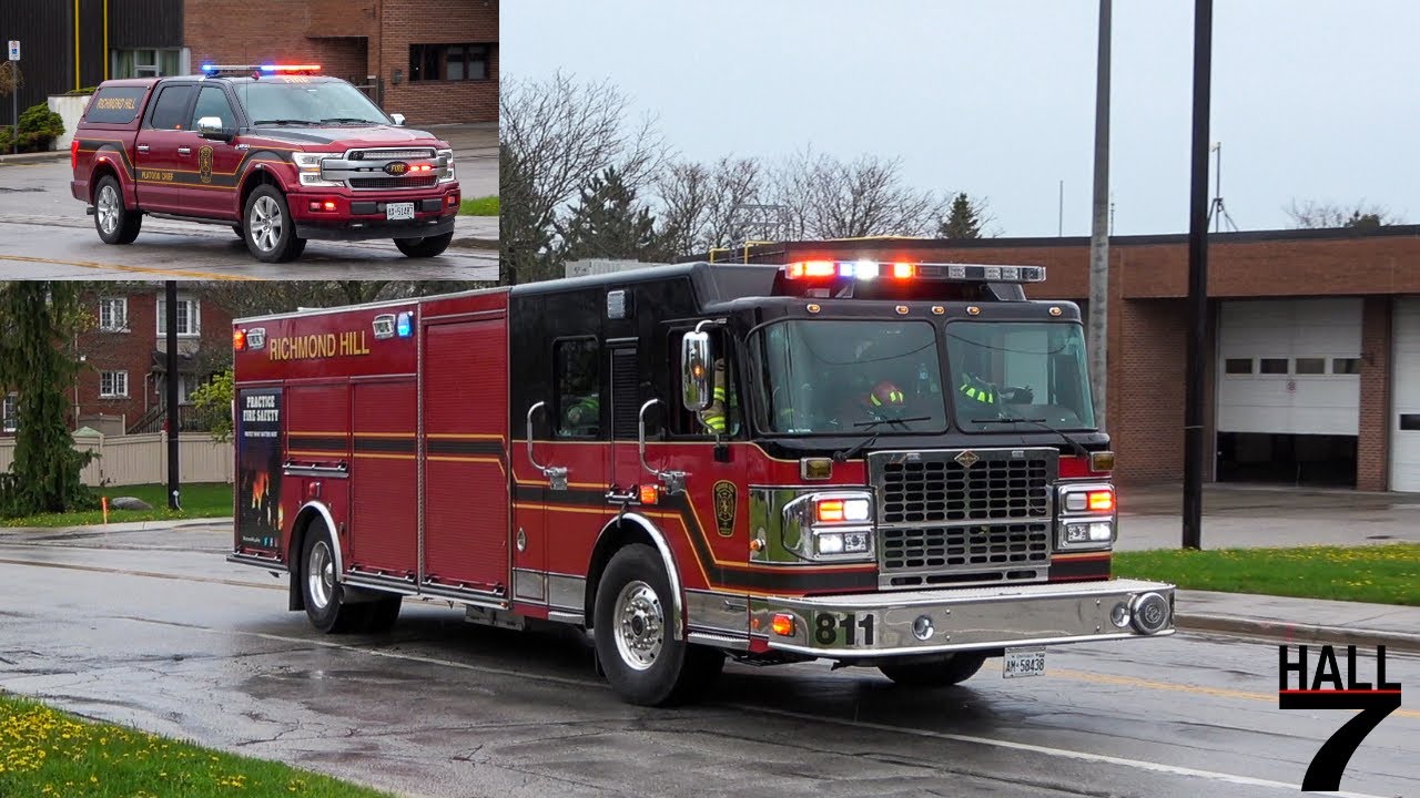 Richmond Hill Fire & Emergency Services - Chief 8-4 & Engine 811 ...