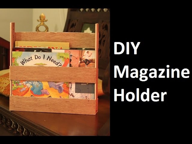 Making Rustic Magazine Rack Late 20th Century Craftsman Style Magazine