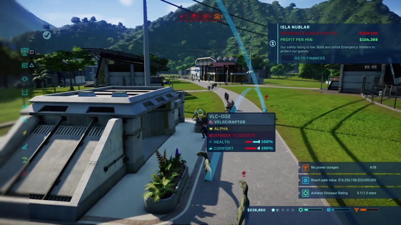 Raging Raptors + ANKYLOSAURUS! | JURASSIC Difficulty Challenge ...