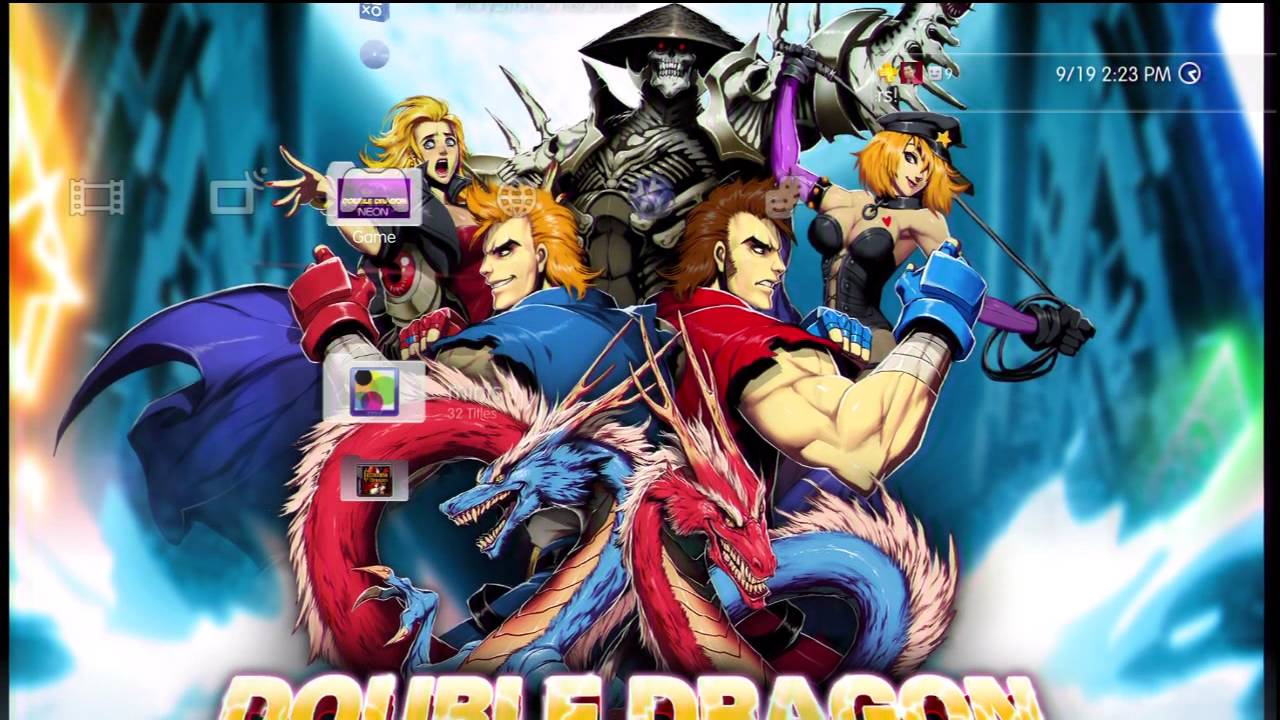 Double Dragon Neon (PS3 Dynamic Theme) HD - YouTube