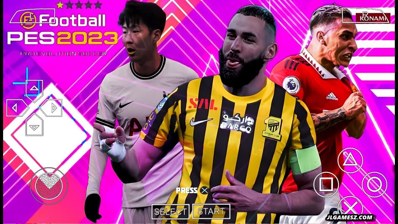 EFOOTBALL PES 2023 PPSSPP CAMERA PS5 NARRAÇÃO PORTUGUÊS BRASILEIRÃO e ...