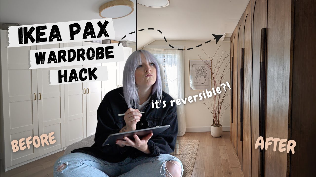 *renter friendly* IKEA Pax Wardrobe Hack | HOME MADE HOME | DIY DANIE ...