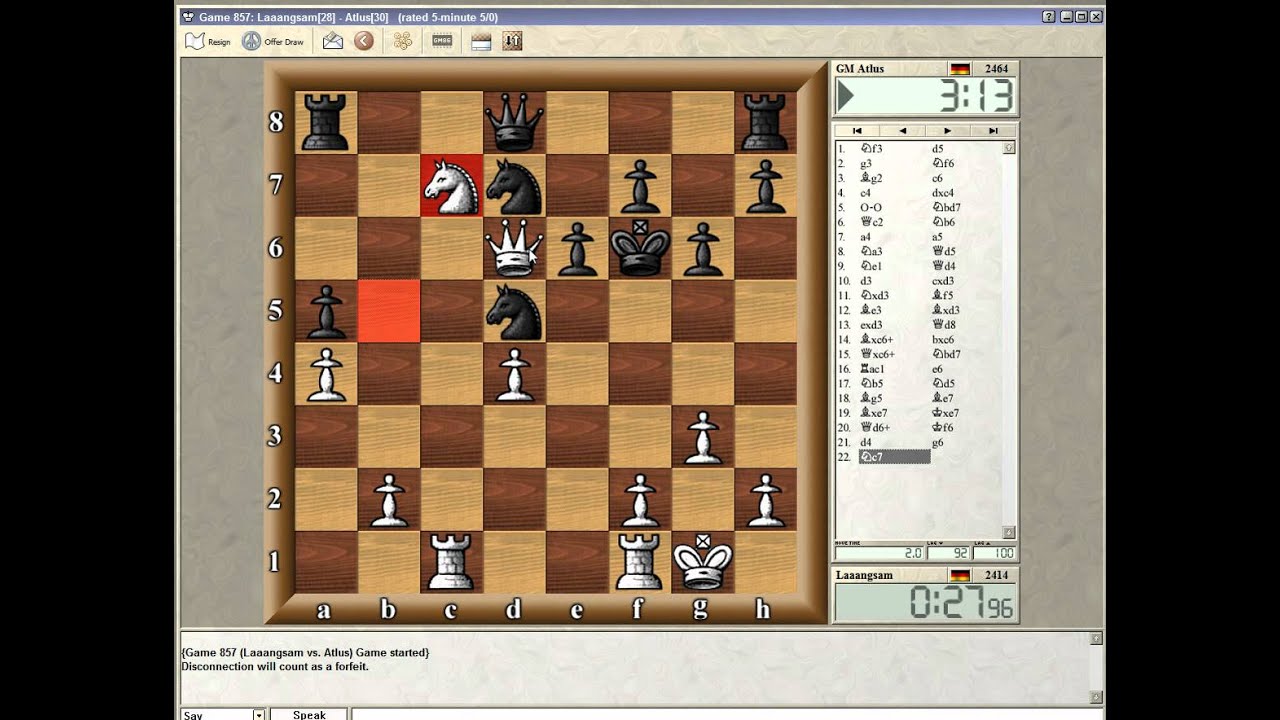 Blitz Schach #53 mit Livekommentar - YouTube