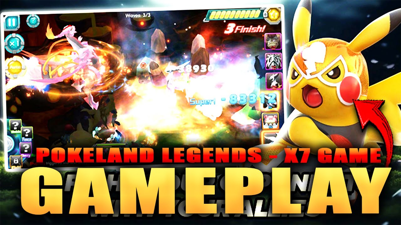 POKELAND LEGENDS GAMEPLAY & SUMMONS! (X7GAME) - YouTube