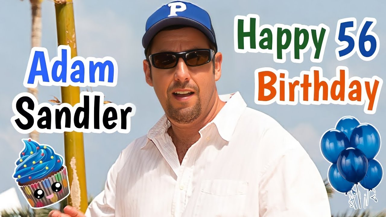 today is adam sandler birthday on september 9, 1966🎂🎈 - YouTube