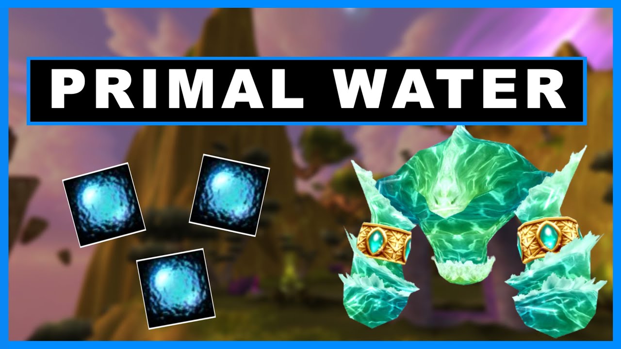 WoW TBC Primal Water Farming - burning crusade mote of water - YouTube