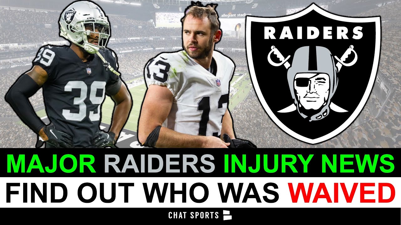 MAJOR Raiders Injury News On Nate Hobbs, Rock Ya-Sin, Hunter Renfrow ...