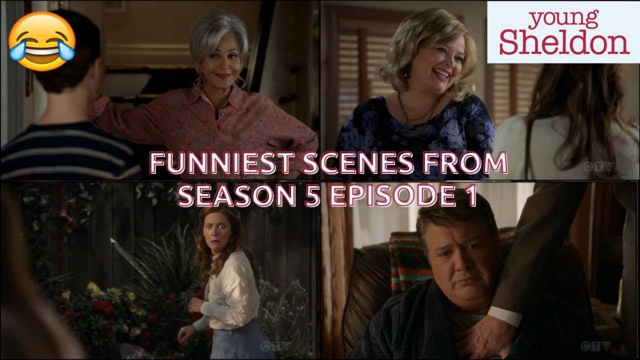 Young Sheldon S05E01 Funniest Scenes | One Bad Night and Chaos of ...