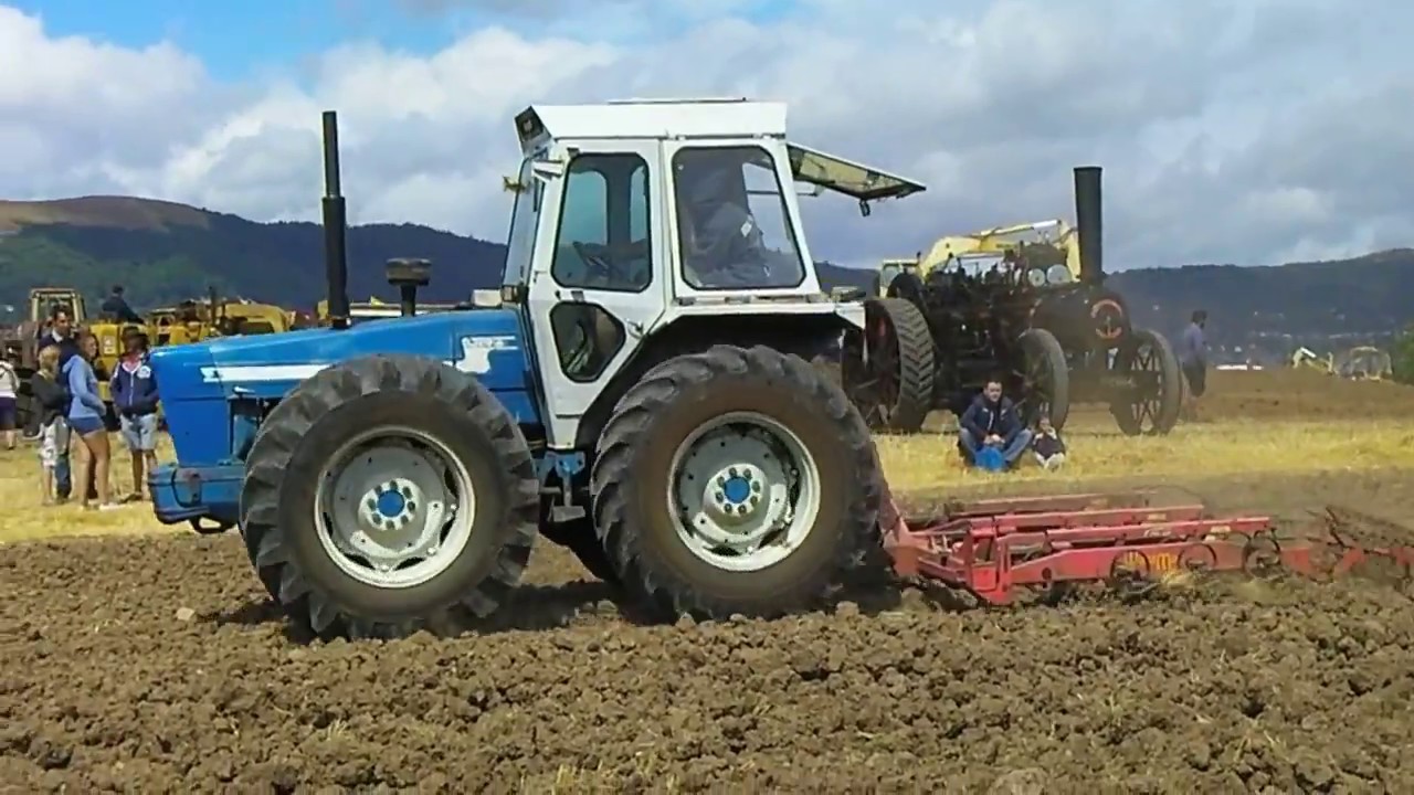 1978 Ford County 1174 6.6 Litre 6-Cyl (130HP) With WestMay Plough - YouTube