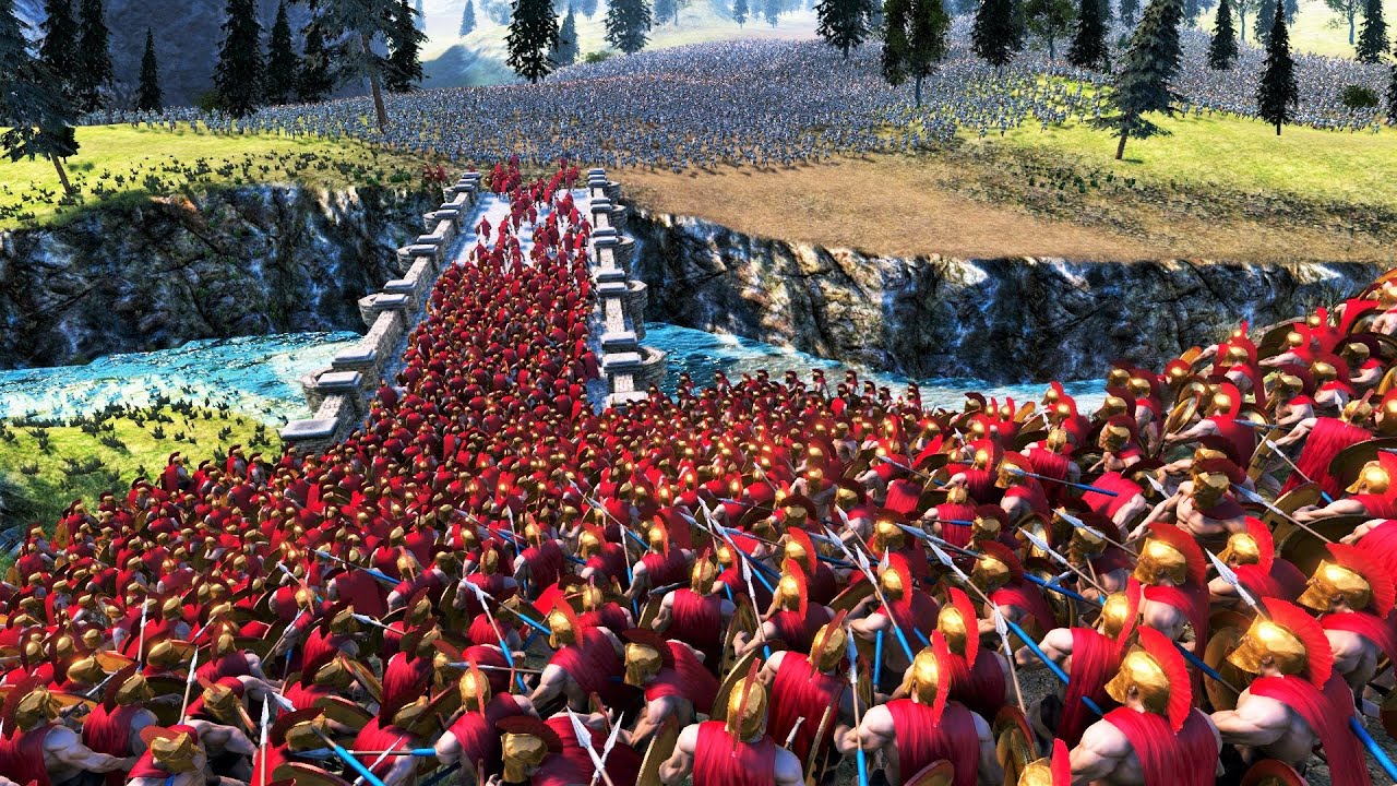 EPIC BATTLE OF THERMOPYLAE | 1000 SPARTANS vs 11000 PERSIANS - Ultimate ...