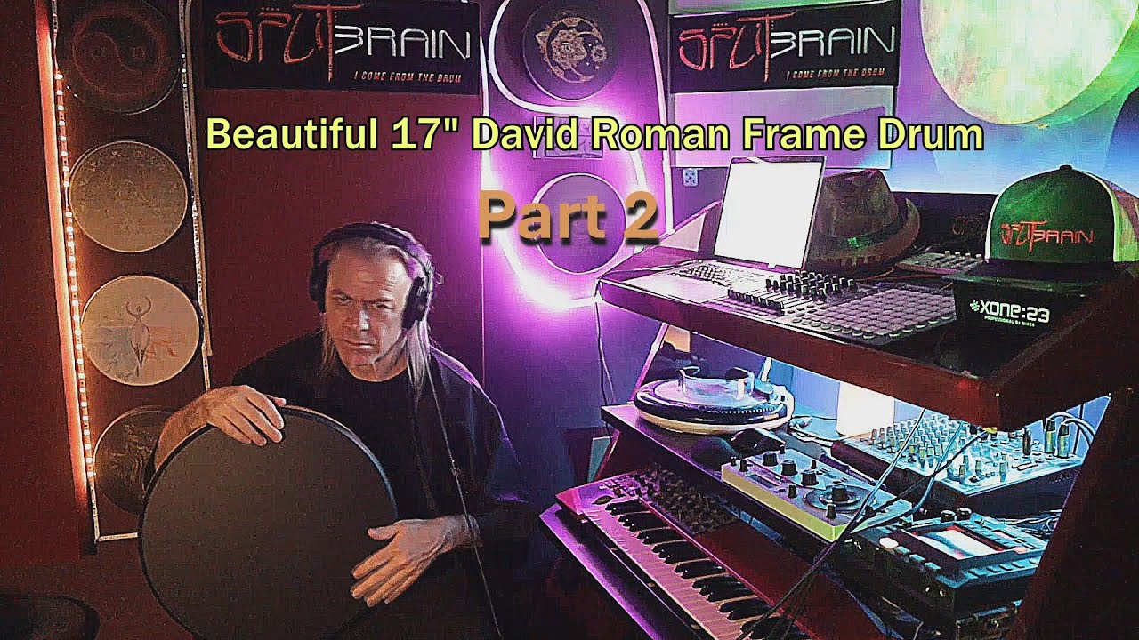 Beautiful 17" frame drum by David Roman added to SplitBrain's ...