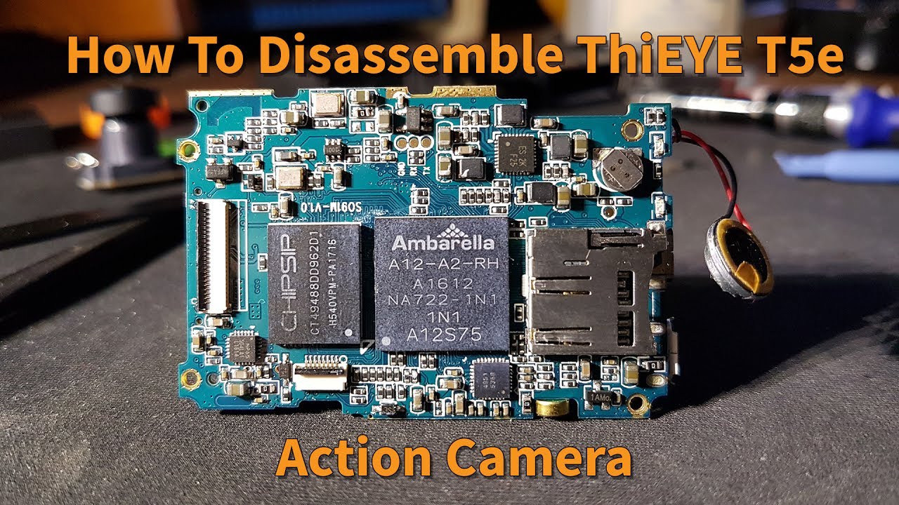 How To Disassemble ThiEYE T5e Action Camera - YouTube