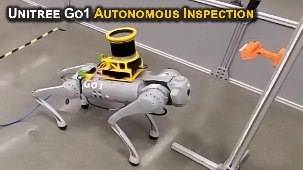 Unitree Go1 Autonomous Inspection with ROS 2 Humble - YouTube