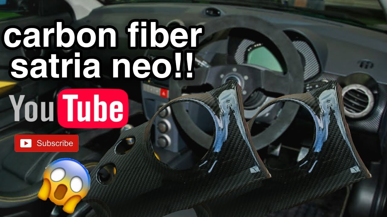 Carbon Fiber Interior Satria Neo (DIY ORIGINAL CF) - YouTube