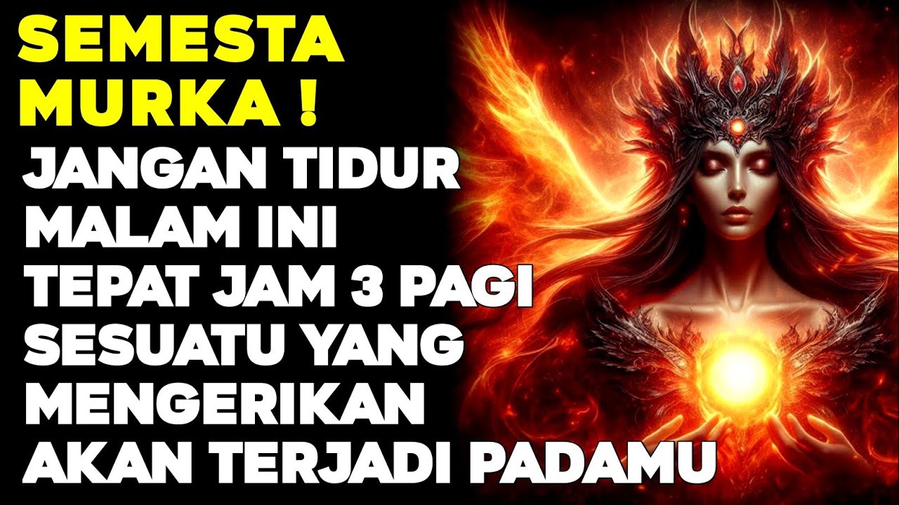 Jiwa Terpilih Jam Tiga Dini Hari Nanti, Keberuntunganmu Akan Diaktifkan ...