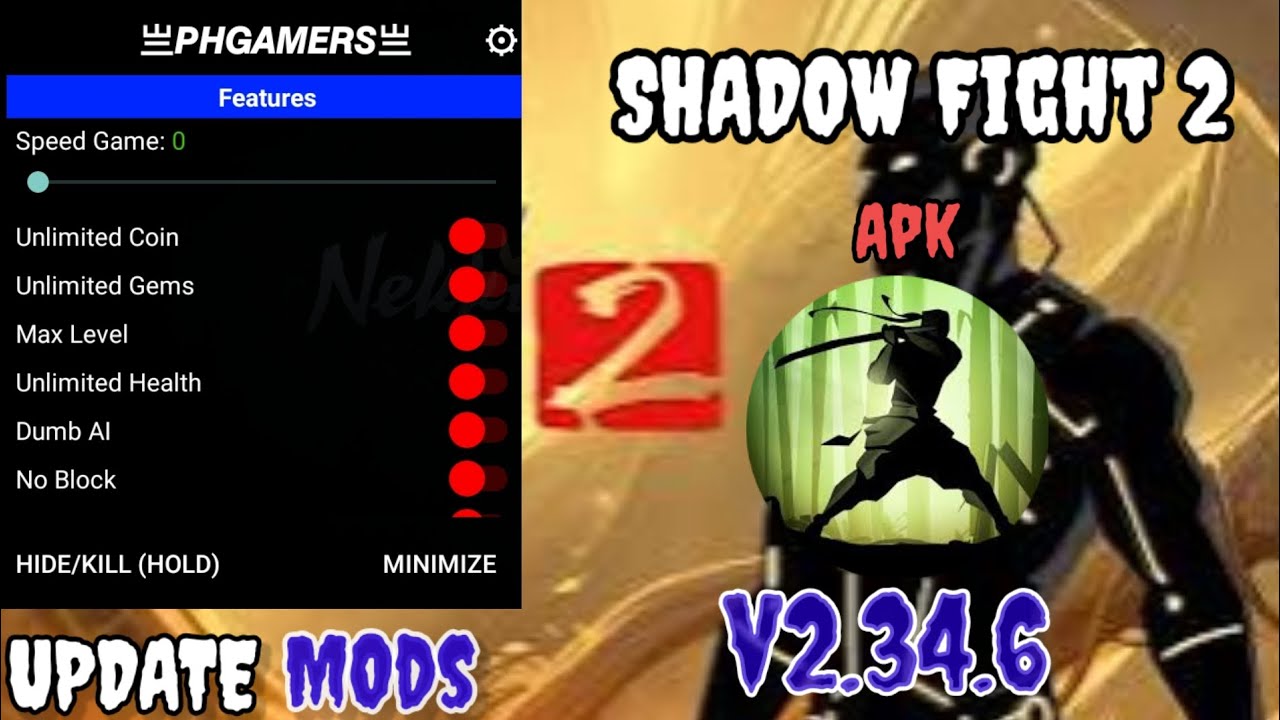 shadow Fight 2 mod apk V2.34.6 Update mod shadow Fight 2 - YouTube