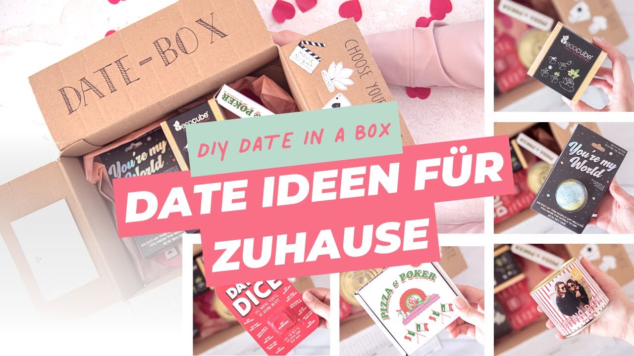 DIY Date Box - 5 Date Ideen für Zuhause 💌 - YouTube